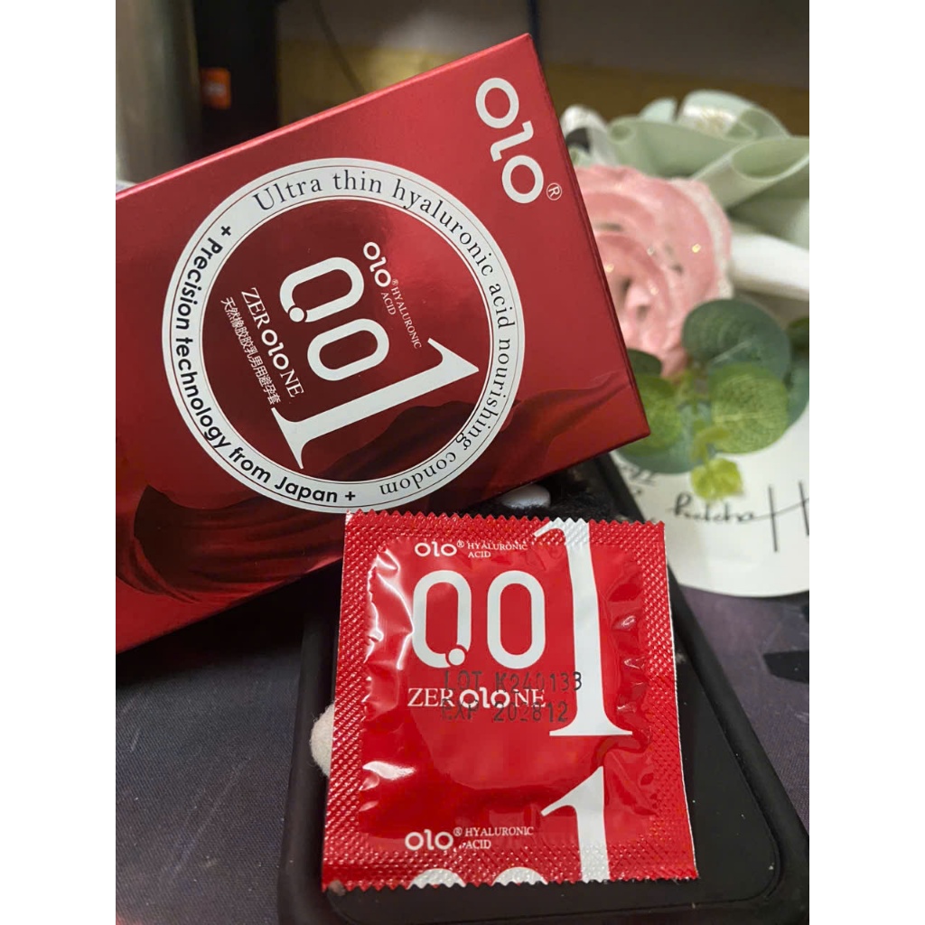 Bao cao su OLO Chibo 001 Red Siêu Mỏng Gai Hộp 10_Taphoakaka | Shopee ...