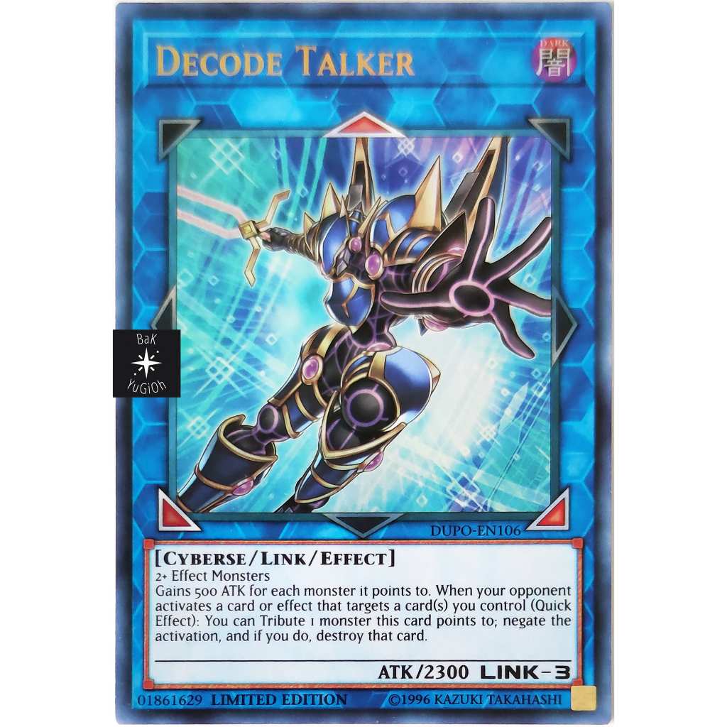 [BaK Yu-Gi-Oh!] [Thẻ Bài Chính Hãng] Decode Talker |EN| Ultra Rare ...