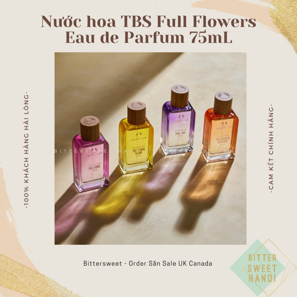 [bản nâng cấp] Nước hoa unisex The Body Shop EDP Full Flowers Eau de ...