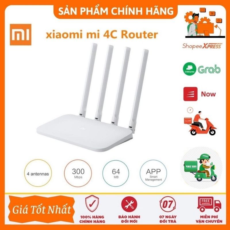 Bộ Phát Wifi Router 4C Xiao Mi Modem WiFi 4C - Hàng Chính Hãng | Shopee ...