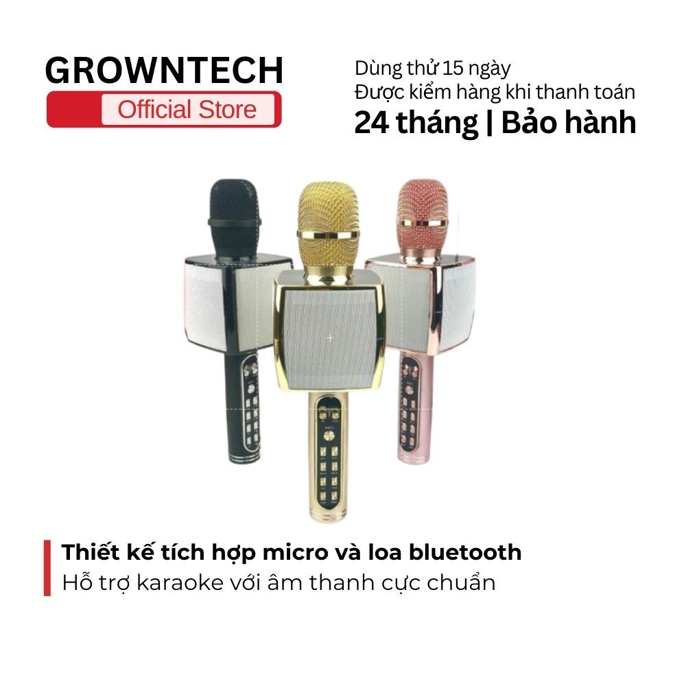 Loa bluetooth karaoke cầm tay YS91 kết hợp micro tiện lợi với công nghệ ...