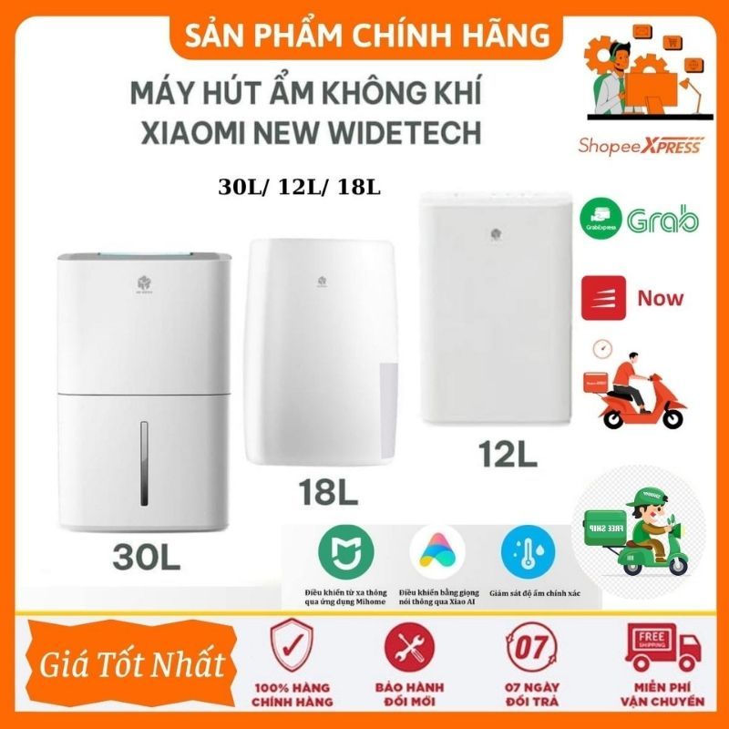 MÁY HÚT ẨM XIAOMI NEW WIDETECH 12L/ 18L/ 30L - Hàng chính hãng | Shopee Việt Nam