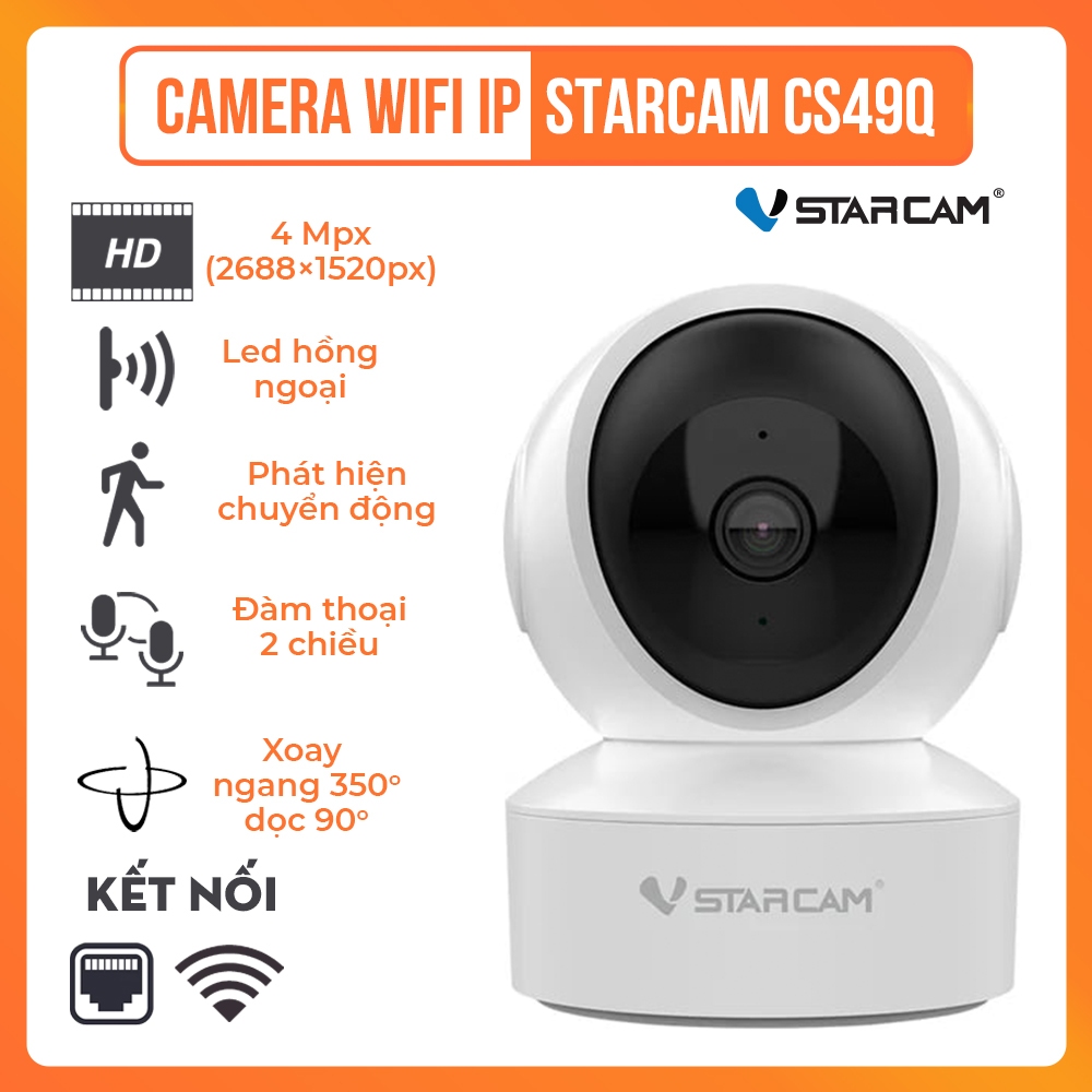 Camera WIFI STARCAM CS49Q 4MP 2K - Hàng Chính Hãng | Shopee Việt Nam