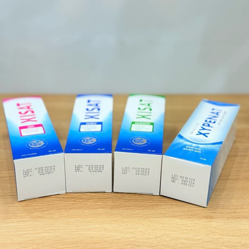 Xịt mũi Xisat 75ml các loại Xisat Hồng trẻ em, Xisat xanh người lớn ...