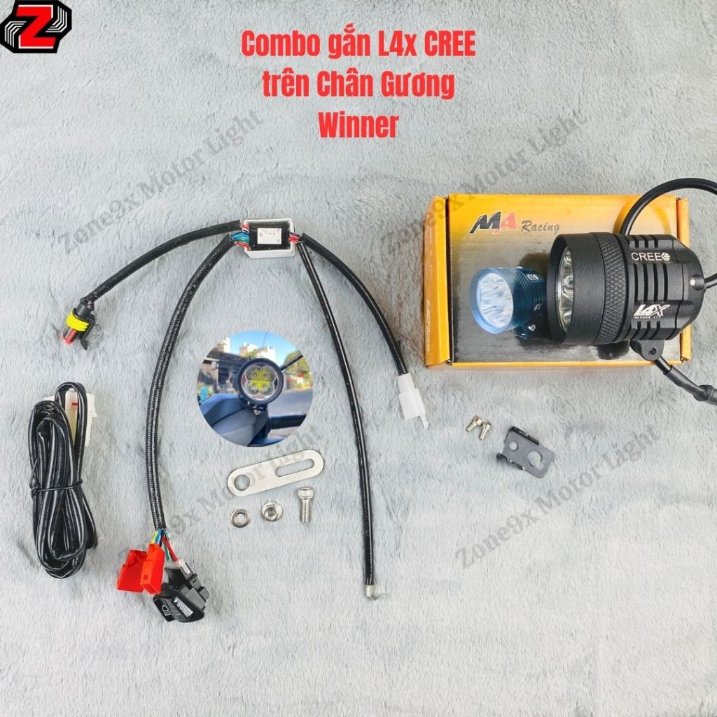 Trợ sáng L4X CREE và Combo Full lên xe cho nhiều dòng xe | ZONE9X ...