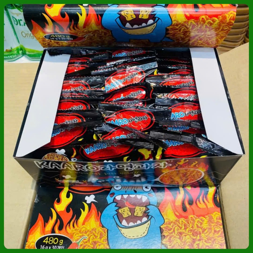 Mì Tôm Trẻ Em Hàn Quốc KAARO vị cay- Hộp 30 gói x16g | Shopee Việt Nam