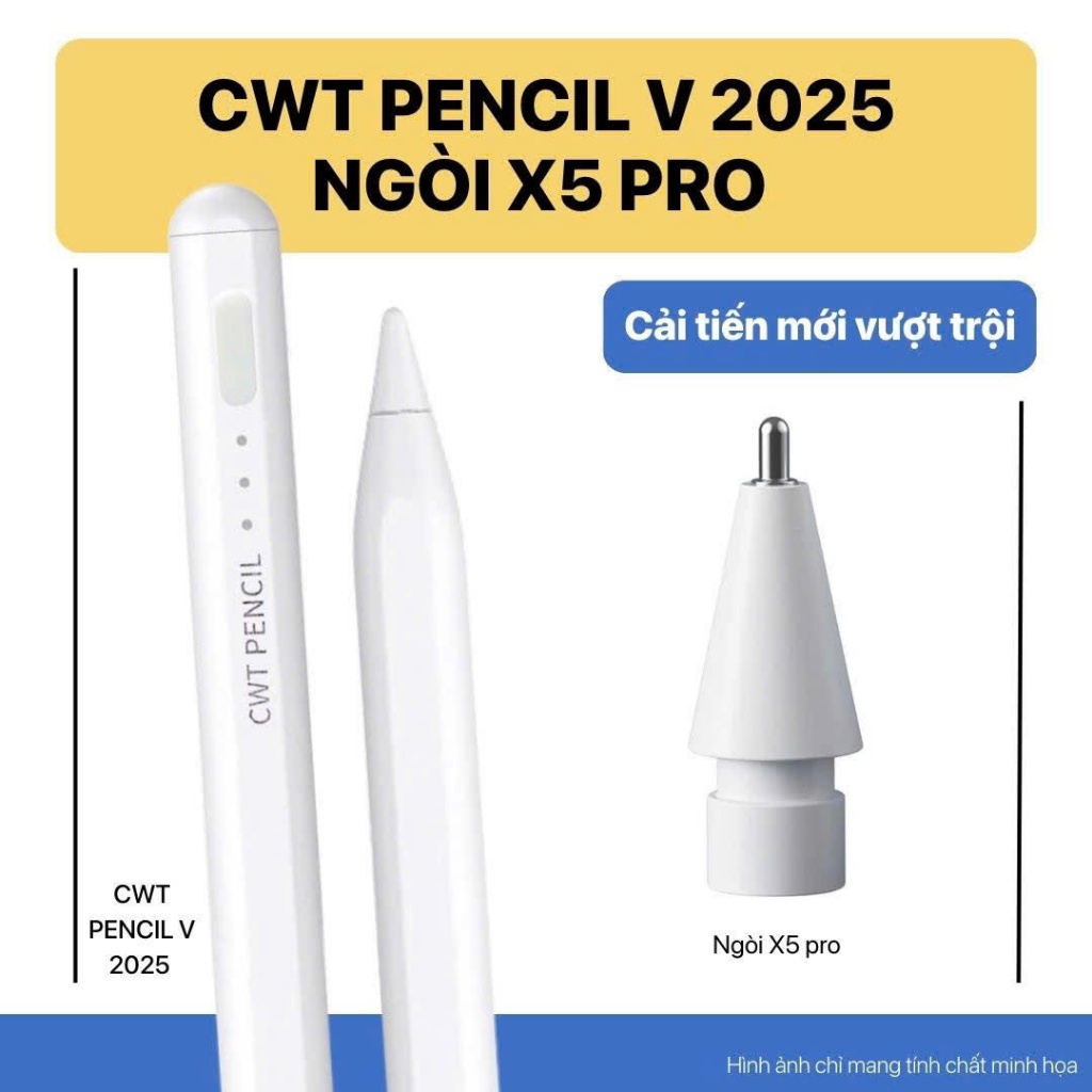 Combo bút CWT CHILL WITH TATTY PENCIL V 2025 và ngòi kim loại X5 Pro | Shopee Việt Nam