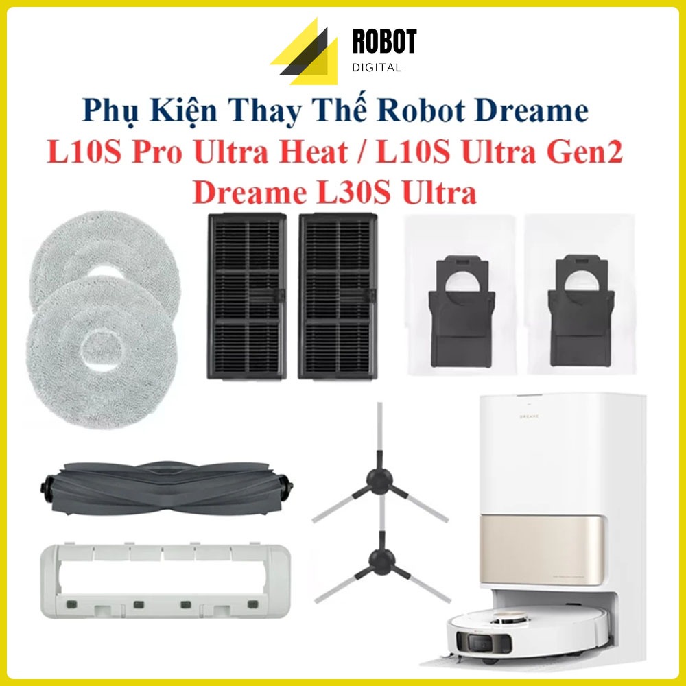 Phụ Kiện Robot Dreame L10S Pro Ultra Heat, L10S Ultra Gen2, L30S Ultra ...