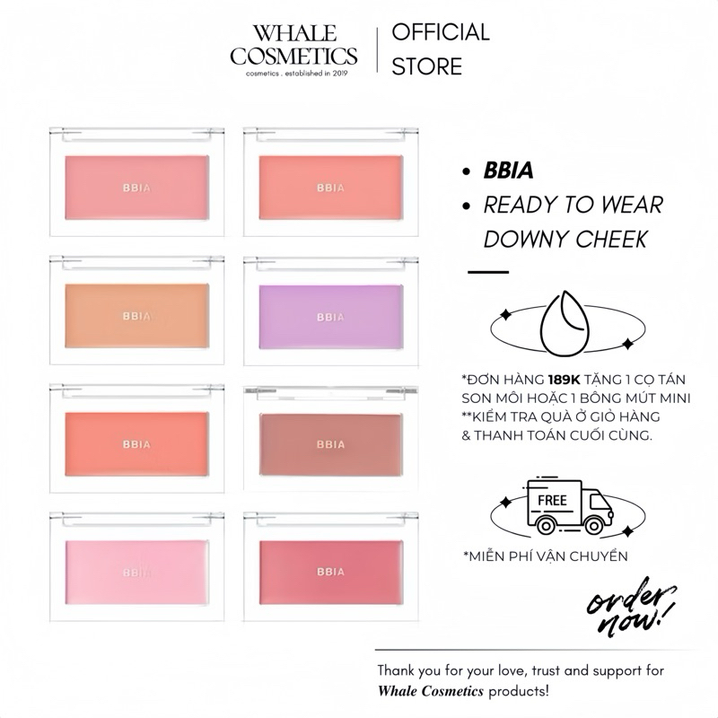 Má Hồng Kem BBIA Ready To Wear Downy Cheek (3.5g) | Shopee Việt Nam