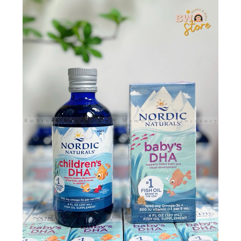 BABY's DHA / CHILDREN's DHA Nordic Naturals Mỹ cho bé - Chai 60ml ...