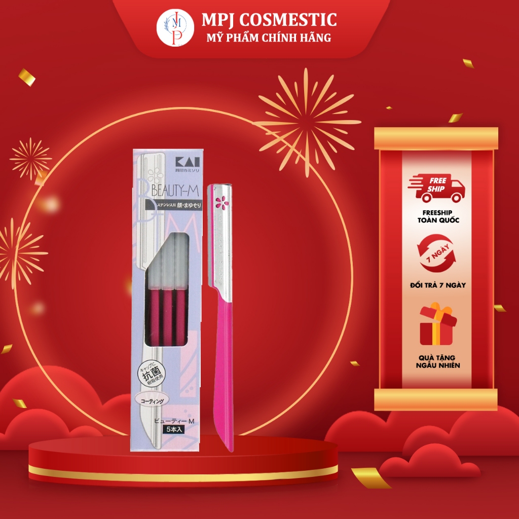 Dao Cạo Lông Mặt Thân Kim Loại Kai Beauty M 742 Màu Hồng Dành Cho Nữ (Set 5 Cây) | Shopee Việt Nam