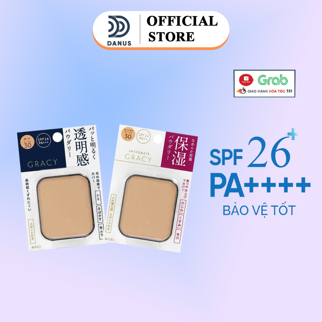 Lõi Phấn Phủ Shiseido Integrate Gracy SPF22 PA++/ SPF26 PA+++ (11g) Chống nắng , bảo vệ da - Nội ...