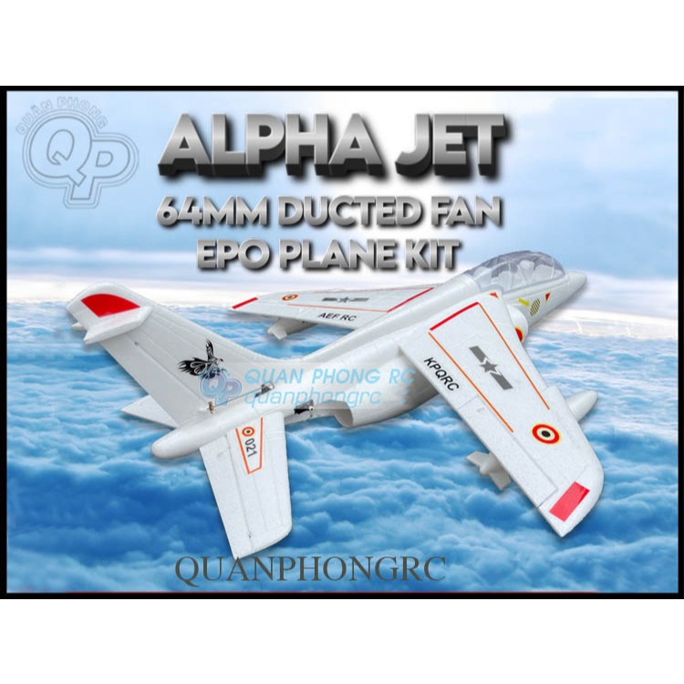 Kit Máy Bay EPO Alpha Jet Sải 74cm EDF 64mm (Không Gồm Đồ Điện ...