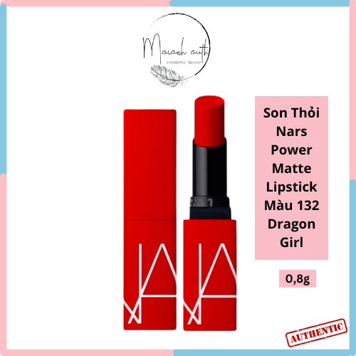 Son Nars Power Matte Lipstick màu 132 Dragon Girl 0.8g | Shopee Việt Nam