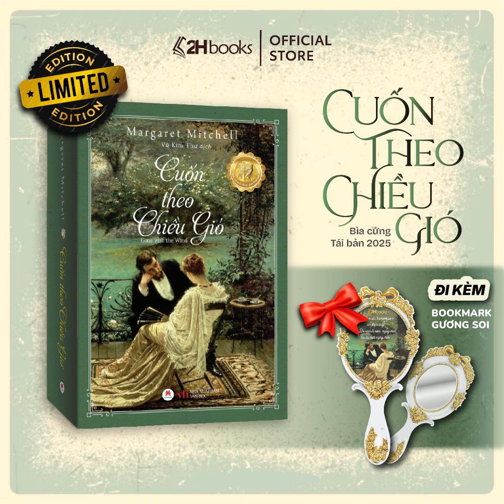 Sách Cuốn theo chiều gió Bìa Cứng, Tái bản mới nhất 2024 - 2H Books ...