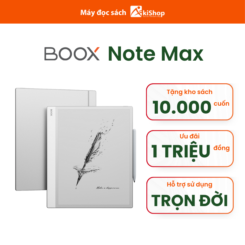 Máy đọc sách Boox Note Max Chính hãng Akishop HCM | Shopee Việt Nam