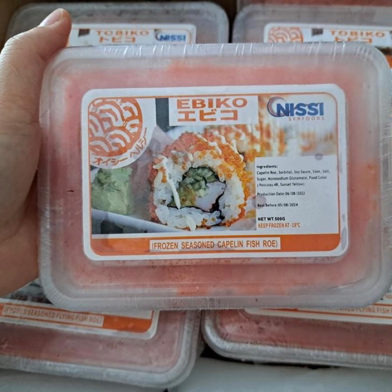 [GIÁ SỈ] TRỨNG TÔM EBIKO NHẬT BẢN ĐỦ 3 MÀU. FULL HỘP 500G | Shopee Việt Nam