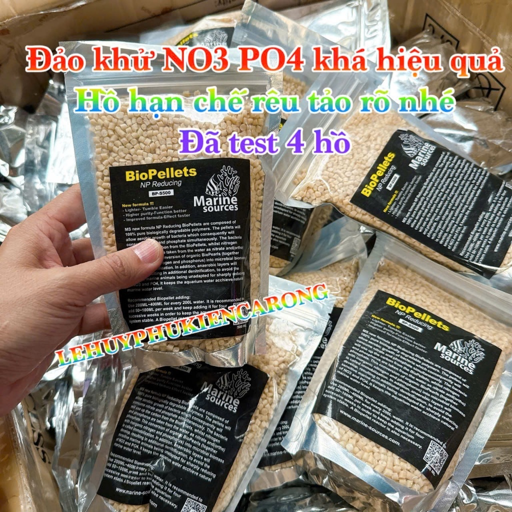Vật Liệu Lọc Biopellets Khử NO3 PO4 Vật Liệu Lọc Sinh Học Giành Cho Bể ...