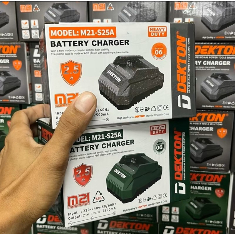Xả kho🌟Sạc Nhanh 21V 2.0Ah/ 2.5Ah Dekton M21-S20/ M21-S25A bản 2024……. | Shopee Việt Nam