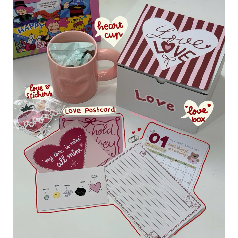 Mini Lover Box 💌 Set quà tặng ngày kỷ niệm tình iu, Valentine đặc biệt ...