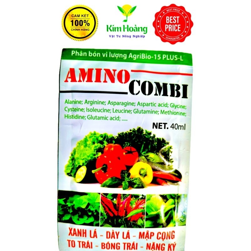 phân bón lá Amino Combi gói 40ml/25 lít nước | Shopee Việt Nam