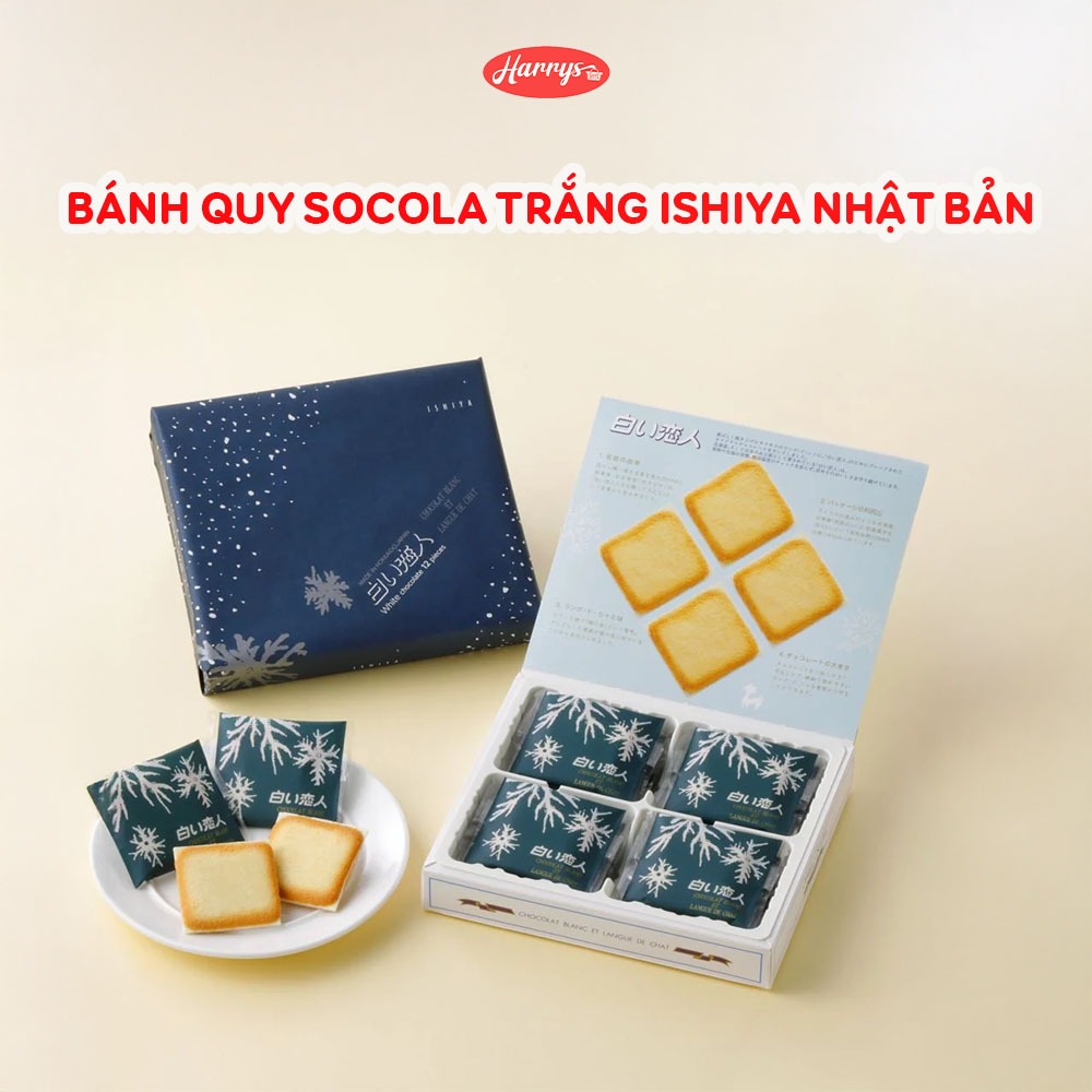 Bánh Quy Socola Trắng Shiroi Koibito Ishiya Nhật Bản | Shopee Việt Nam