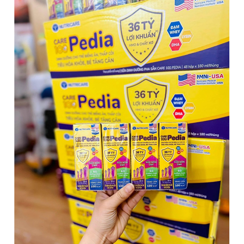 Thùng Sữa Bột Pha Sẵn Nutricare Care 100 Pedia | Shopee Việt Nam