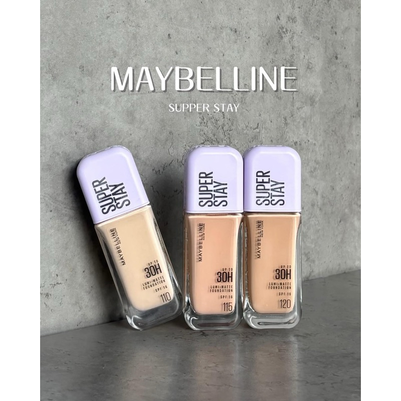 [Chính Hãng] Kem Nền Lâu Trôi Maybelline SUPERSTAY LUMI MATTE 30H che phủ | Shopee Việt Nam