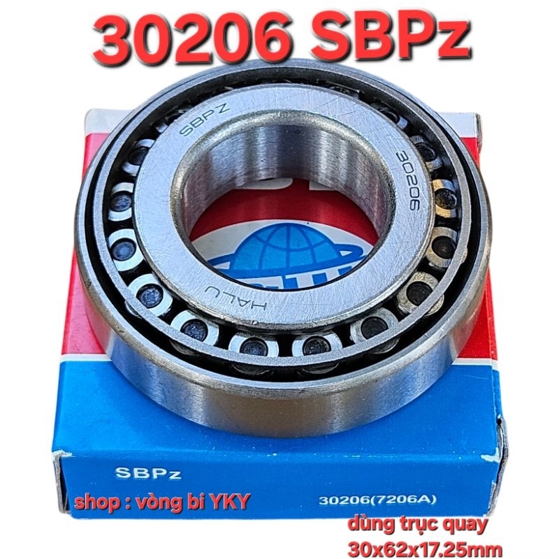 vòng bi Côn 30206 SBPZ ( dùng trục quay 30x62x17.25mm) | Shopee Việt Nam