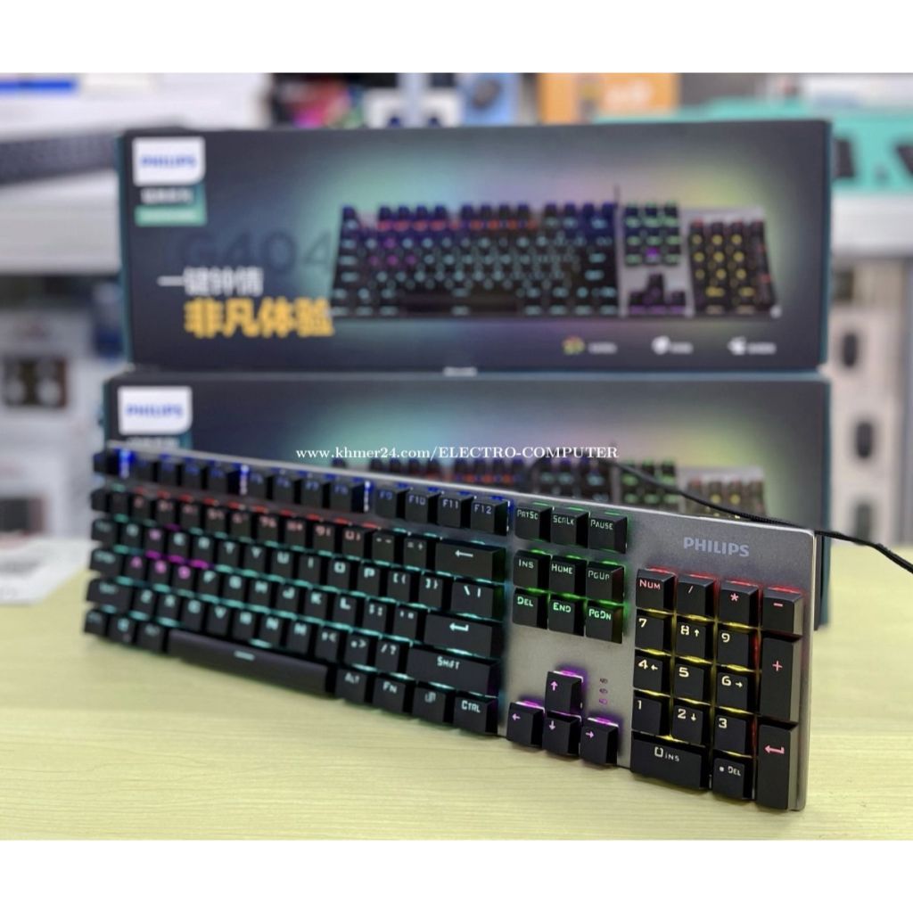 Bàn phím cơ Philips G404 | Shopee Việt Nam