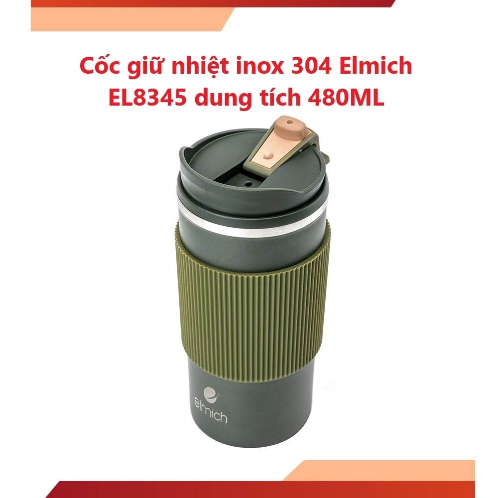 Cốc giữ nhiệt inox 304 Elmich EL8345 dung tích 480ML | Shopee Việt Nam