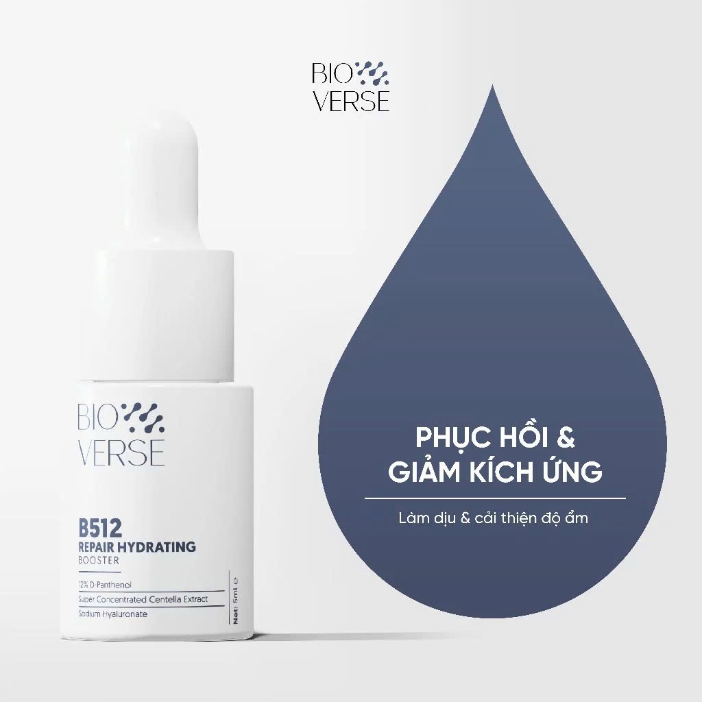 (Sample 5ml) Tinh Chất B5 12% Phục Hồi Da Cấp Ẩm Bioverse B512 Repair Hydrating Booster | Shopee ...