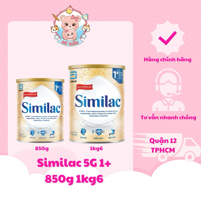 Sữa bột ABBOTT SIMILAC 5G 380g 800g 1+ - Chính hãng | Shopee Việt Nam