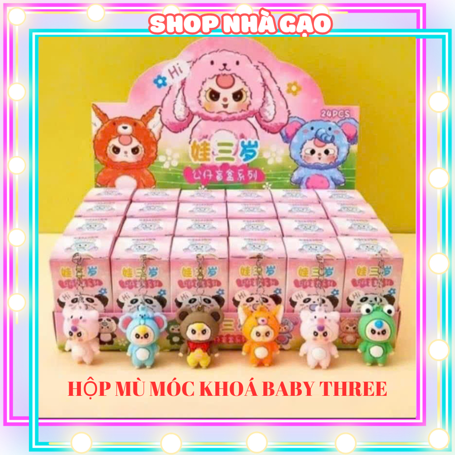 [Móc Khóa] Blindbox hộp mù bí ẩn 24/32 móc khoá Baby Three, Natra ...