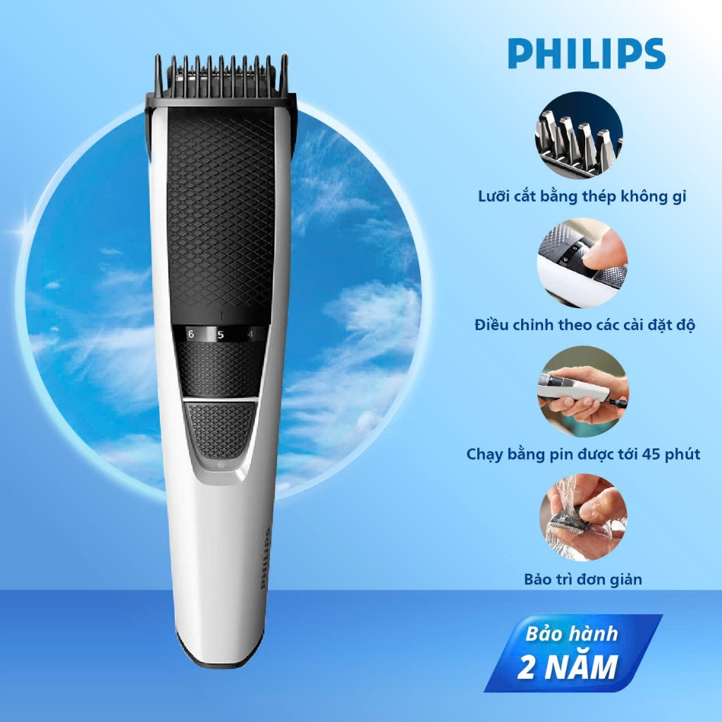 Máy tạo kiểu râu Philips BT3206/14 bảo hành 2 năm | Hàng chính hãng ...