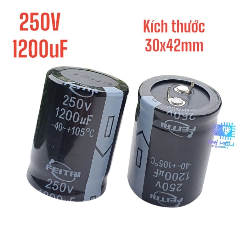 Tụ hoá FEITAI 250V 1200uF 30x42mm | Shopee Việt Nam