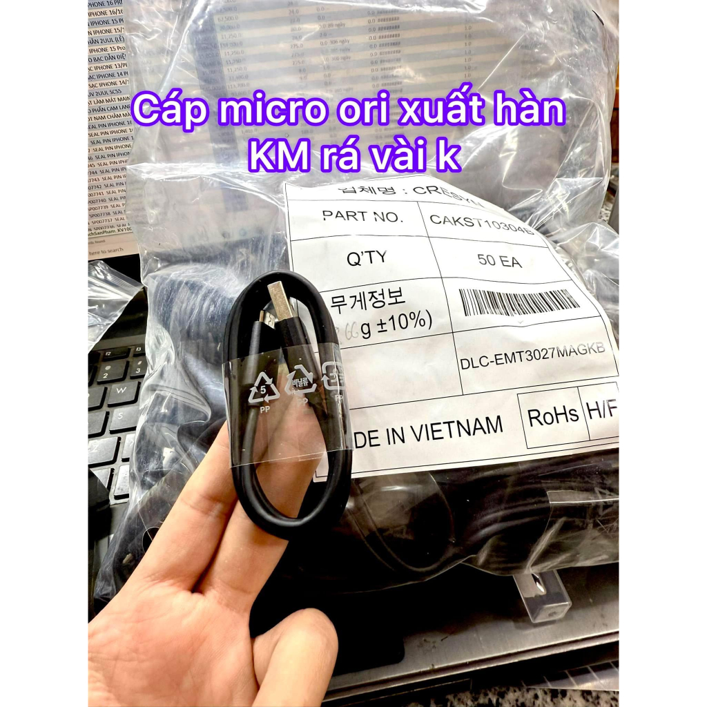 [7726] Dây cáp sạc ori LG USB - Micro hàng xuất hàn | Shopee Việt Nam