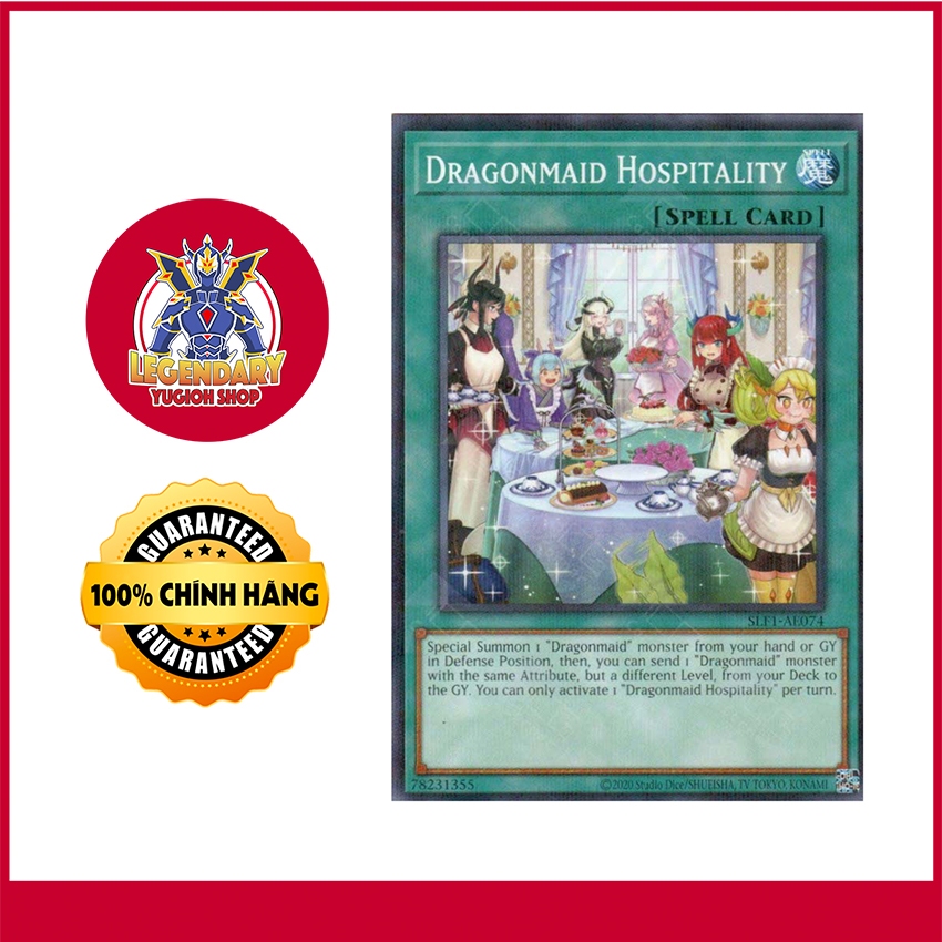 [Thẻ Bài Yugioh Chính Hãng] Dragonmaid Hospitality - Alternate | Shopee Việt Nam