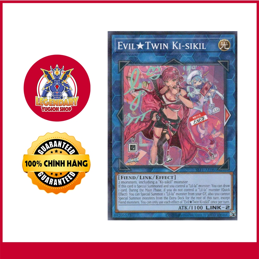 [Thẻ Bài Yugioh Chính Hãng] Evil Twin Ki-sikil Alternate Art | Shopee Việt Nam