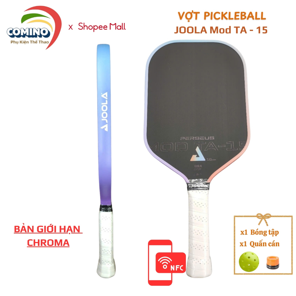 Vợt pickleball Joola Mod TA -15 Chroma NFC phiên bản giới hạn siêu cấp ...