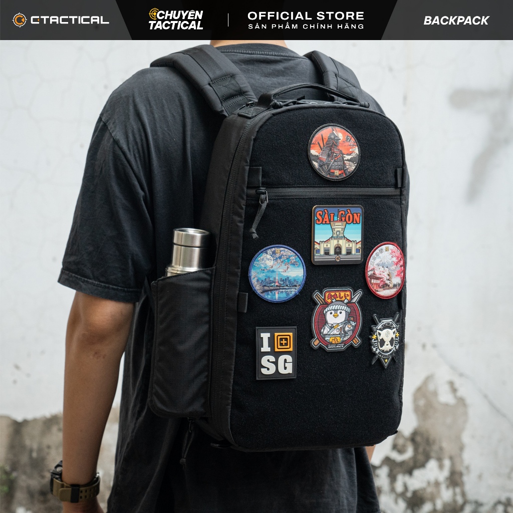 Balo Ctactical CT15 V3.0 Backpack - PATCHAHOLIC WBP N420D RS | Shopee ...