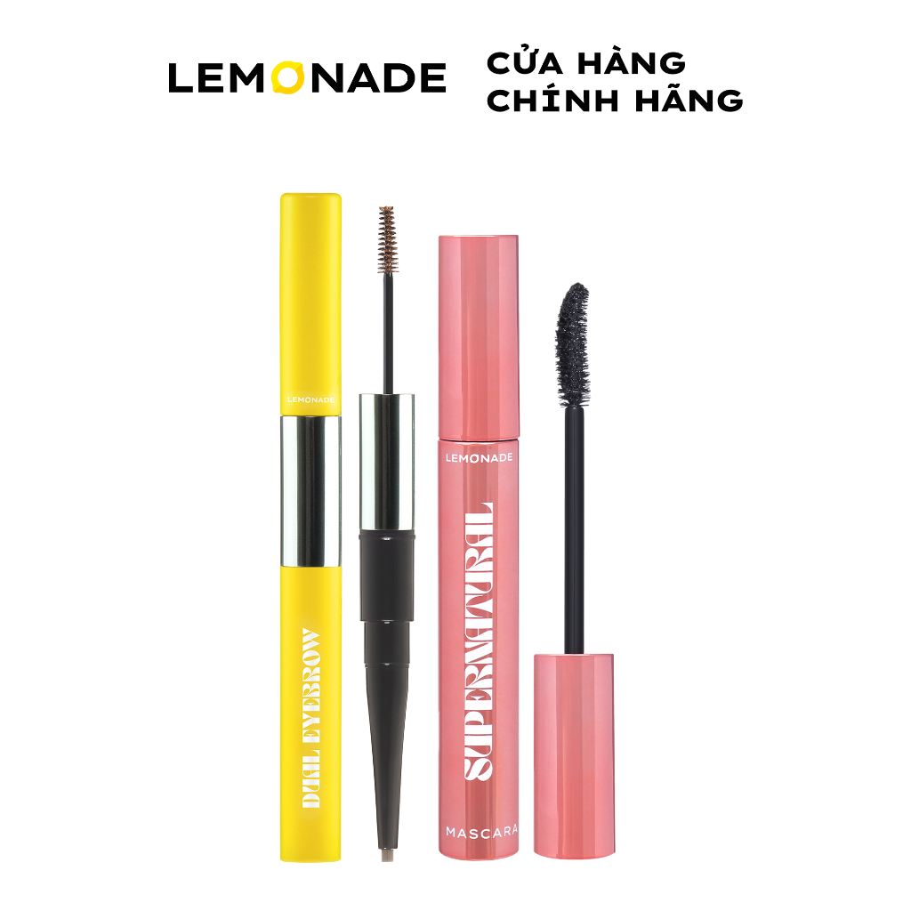 Combo Lemonade Mascara SuperNatural 7.5g và chì kẻ mày 2 đầu Lemonade ...