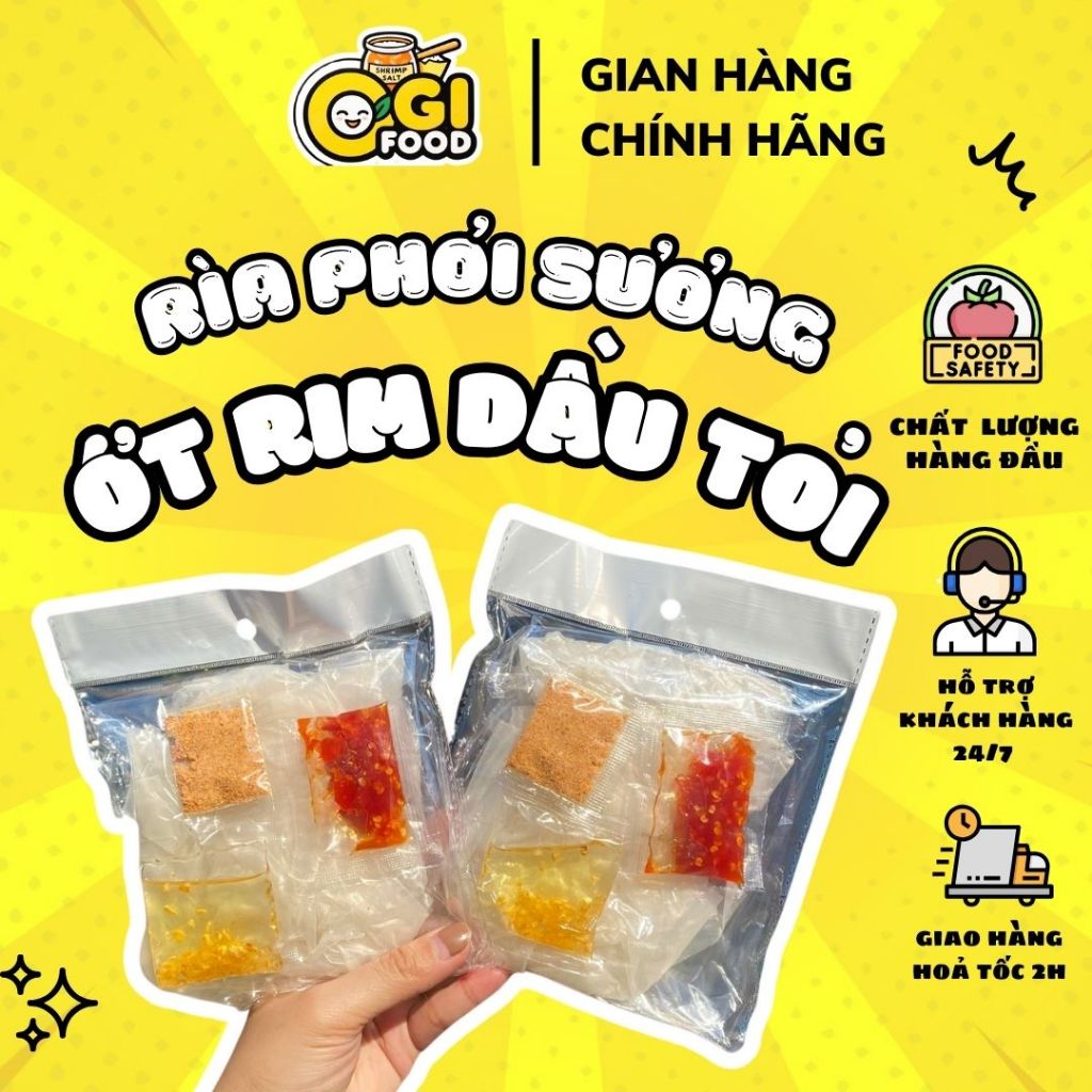 Bánh tráng Phơi Sương Sate - Ớt Rim - Dầu Tỏi - Hành Phi | Shopee Việt Nam
