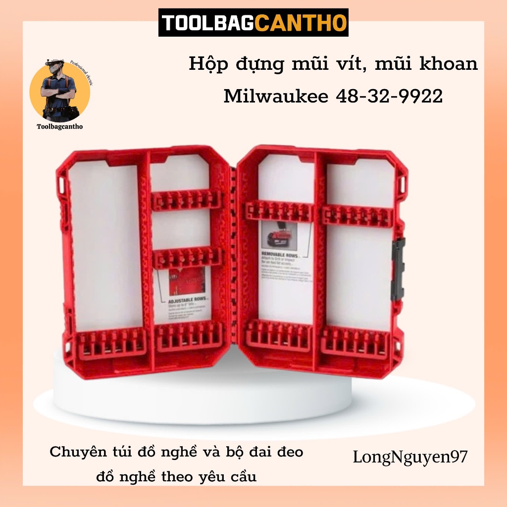 Hộp đựng mũi vít, mũi khoan Milwaukee 48-32-9922 | Shopee Việt Nam