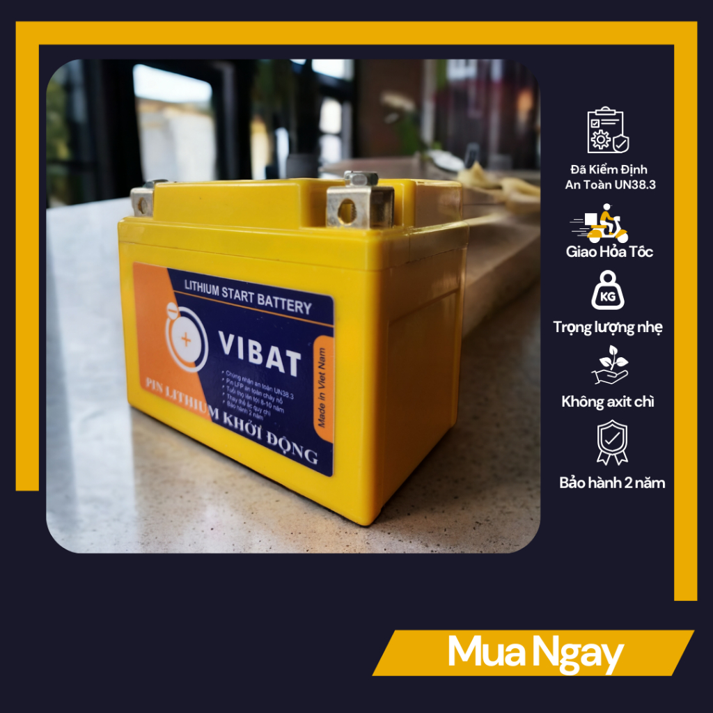 (Hỏa Tốc) Bình ắc quy pin Lithium 12V-80A lắp Ya XMAX 2022 ~ 2024/ R3 ...