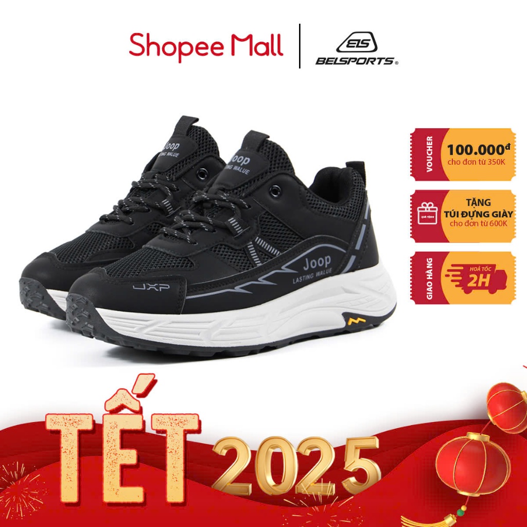 Giày nam Belsports Black Tiger T11 Giày thể thao chính hãng Màu đen xám ...