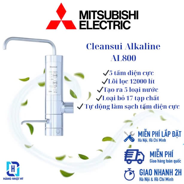 Máy lọc nước Mitsubishi Cleansui Alkaline AL800 | Shopee Việt Nam