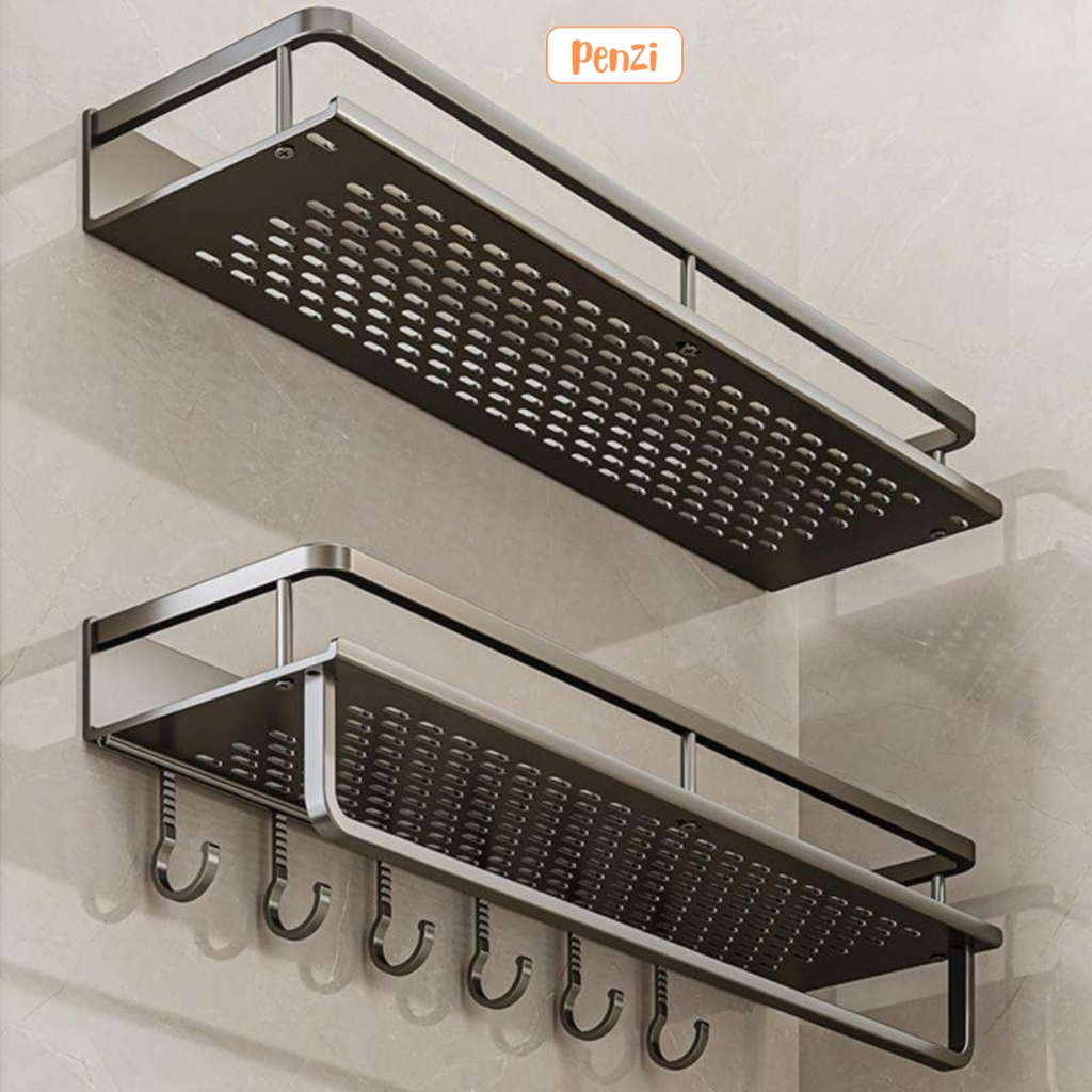 Kệ để đồ nhà tắm PENZI đa năng treo tường bằng keo không cần khoan ...