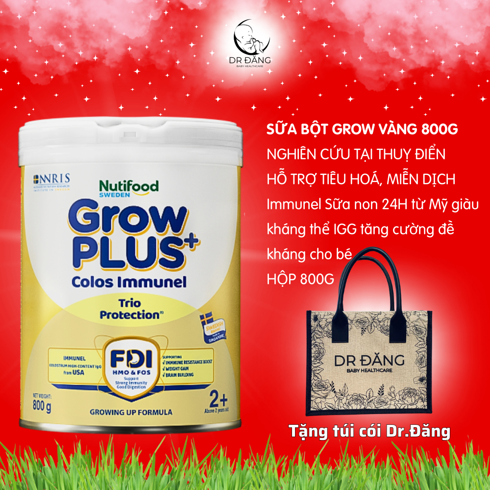 [Bác sĩ Đăng] Nutifood Colos Immunel sữa bột công thức cho bé hộp 800g ...
