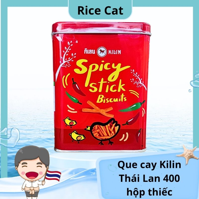 Snack Que Cay Thái Lan Kilin Hộp Thiếc 400g | Shopee Việt Nam